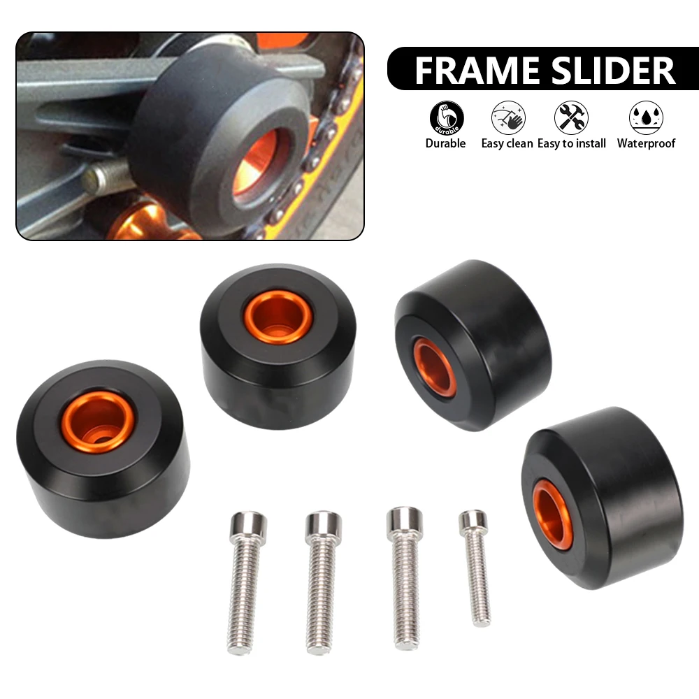 2024-Front-Rear-Fork-Wheel-Frame-Slider-Crash-Protector-Pads-Roda-For ...