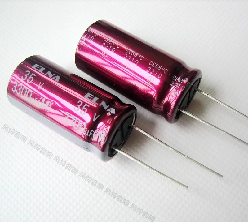 2024 NEW ELNA RA3 35V3300UF 16X31.5MM 3300UF 35V RED Purple Red Robe ...