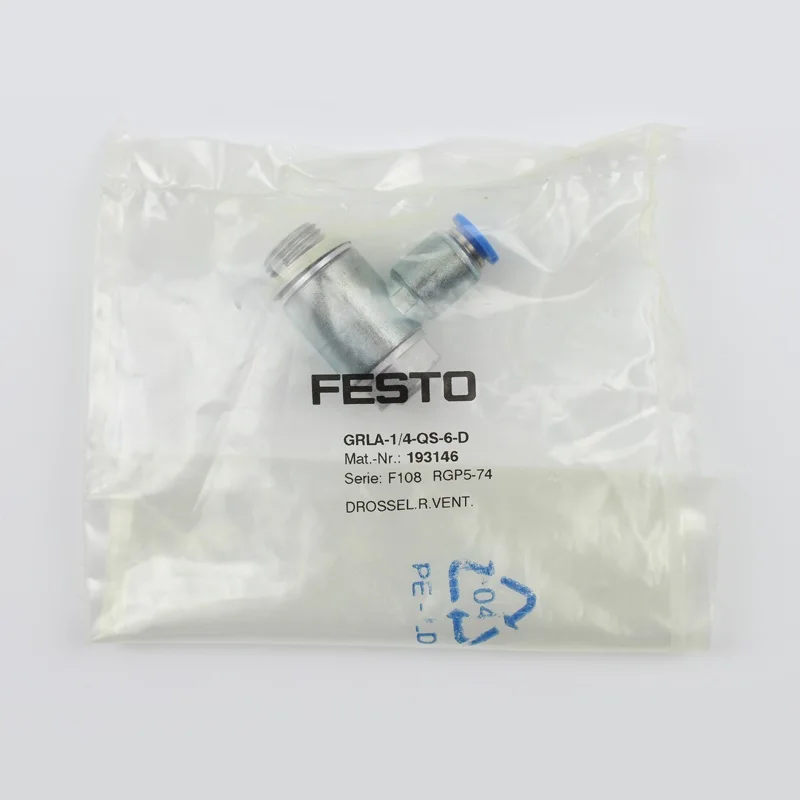 FESTOS-One-way-flow-control-valve-GRLA-1-8-QS-3-D-193142-193143-193144 ...