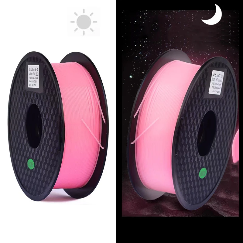 PLA-Luminous-Filament-Rainbow-Noctilucent-Pink-Red-Blue-Luminous-For ...
