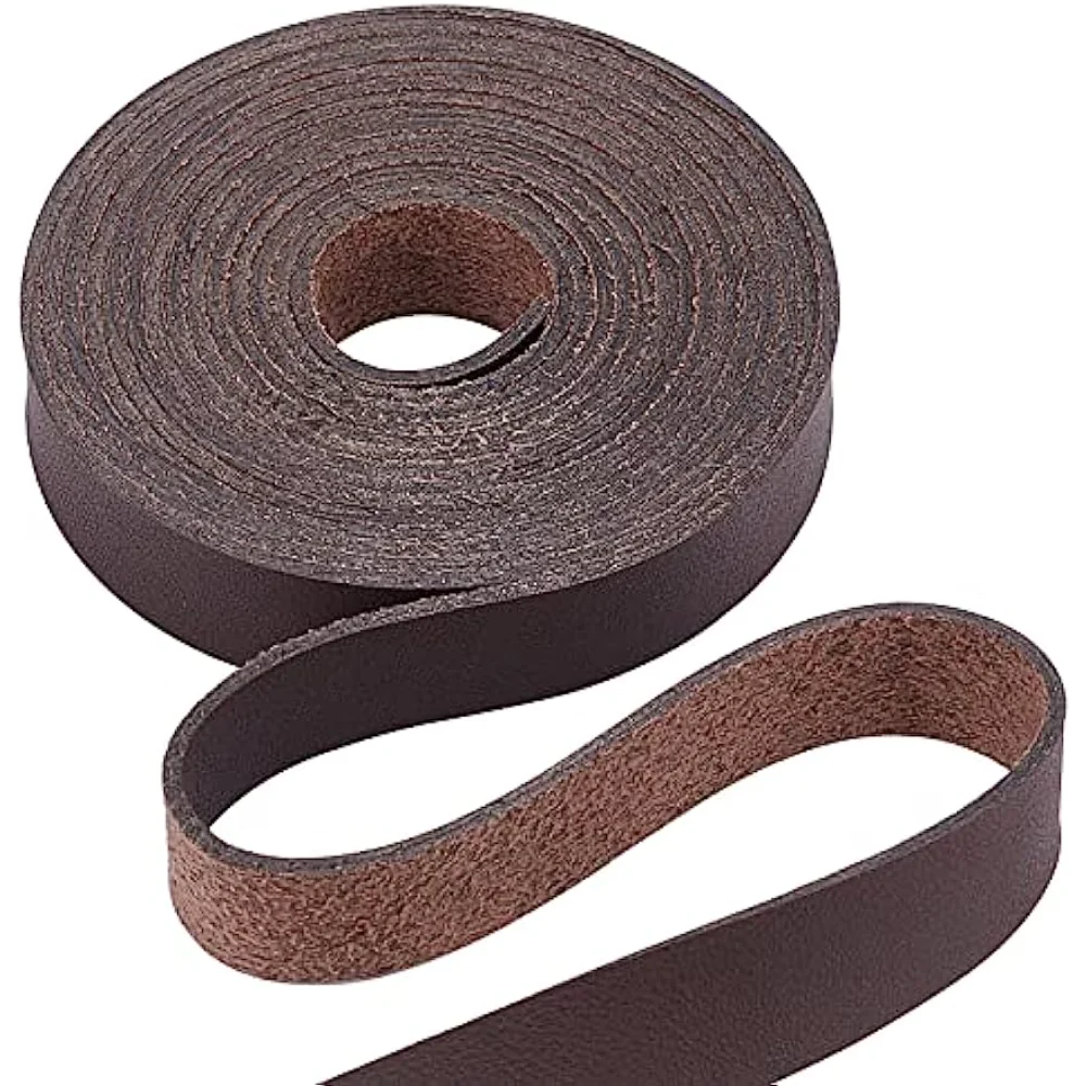 Dark-Brown-Genuine-Leather-Strap-Strip-0-5Inch-Wide-79-Inch-Long ...
