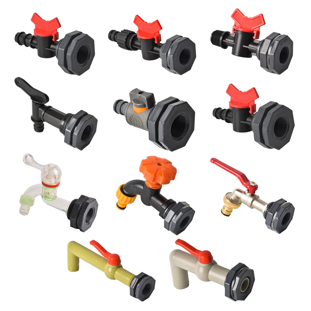 1-2-3-4-1-Thread-Rain-Barrel-Spigot-Kit-Connector-Inlet-Water-Drain ...