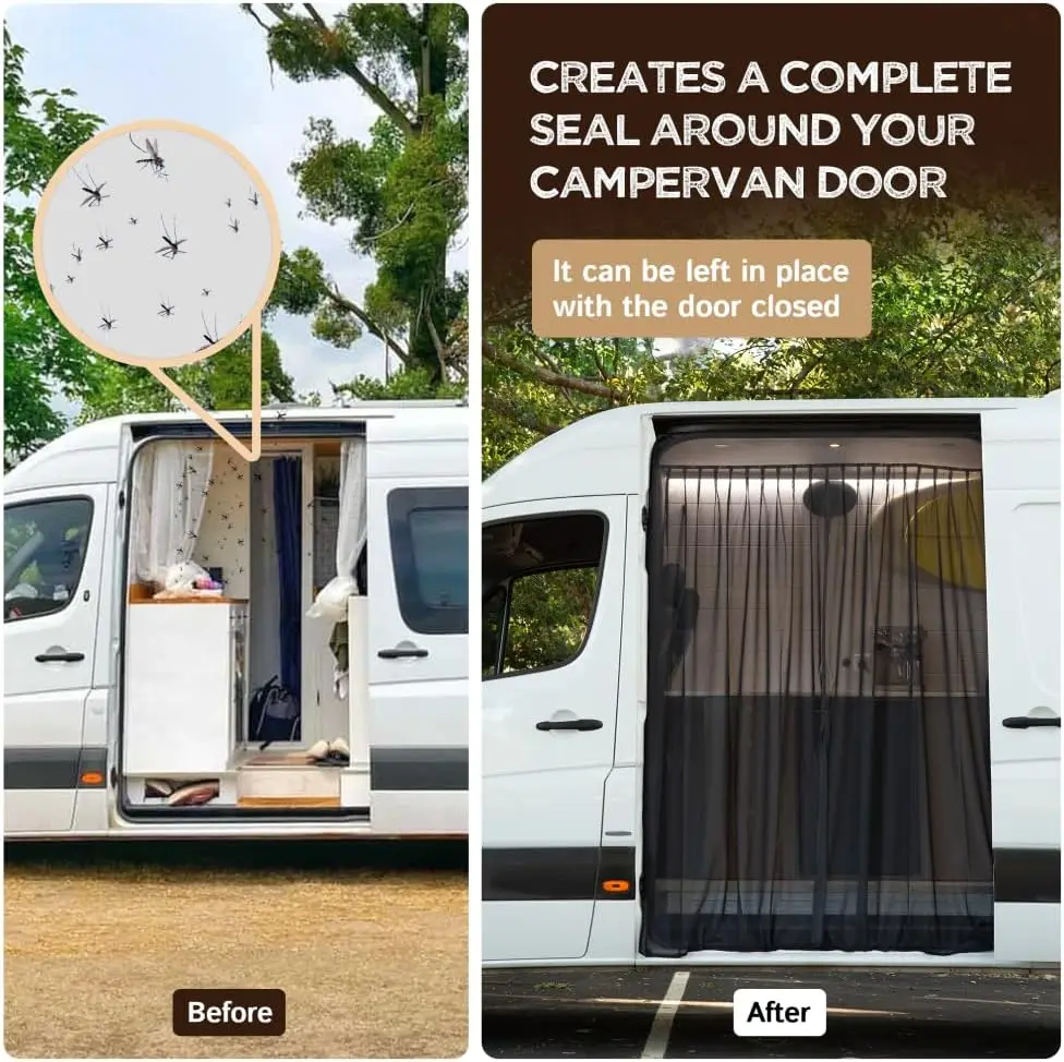 Van-Bug-Screen-For-Standard-Roof-Mercedes-Sprinter-Ford-Transit-And ...