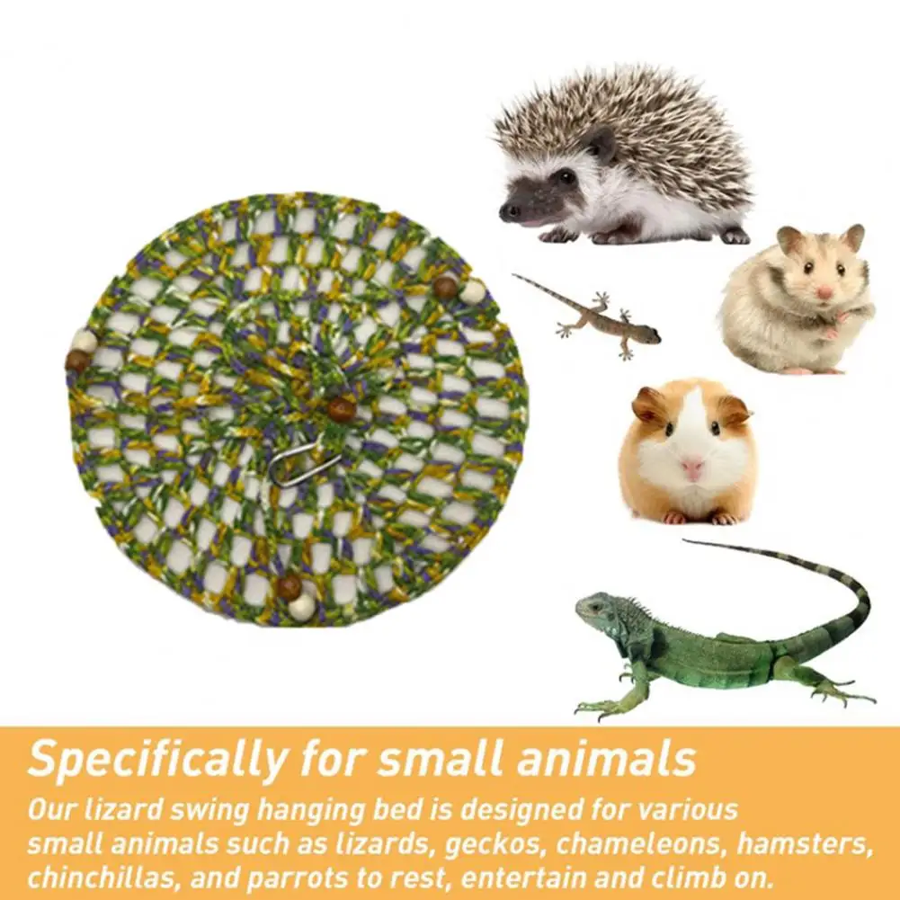 Lizard-Swing-Soft-Round-Hanging-Design-Small-Pet-Hamster-Hanging-Bed ...