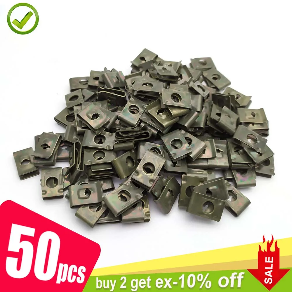 50-30-20-10pcs-Car-Motorcycle-Scooter-Moped-Cover-Metal-Retainer-U-Type ...