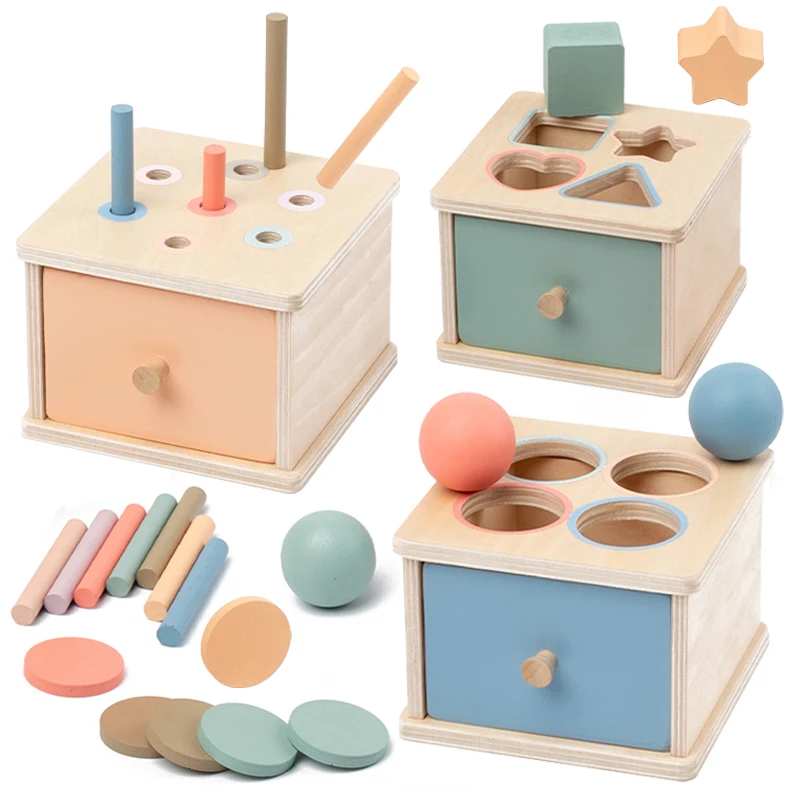 Wooden Shape Sorting Drawer Toy – Childrens Emporium World