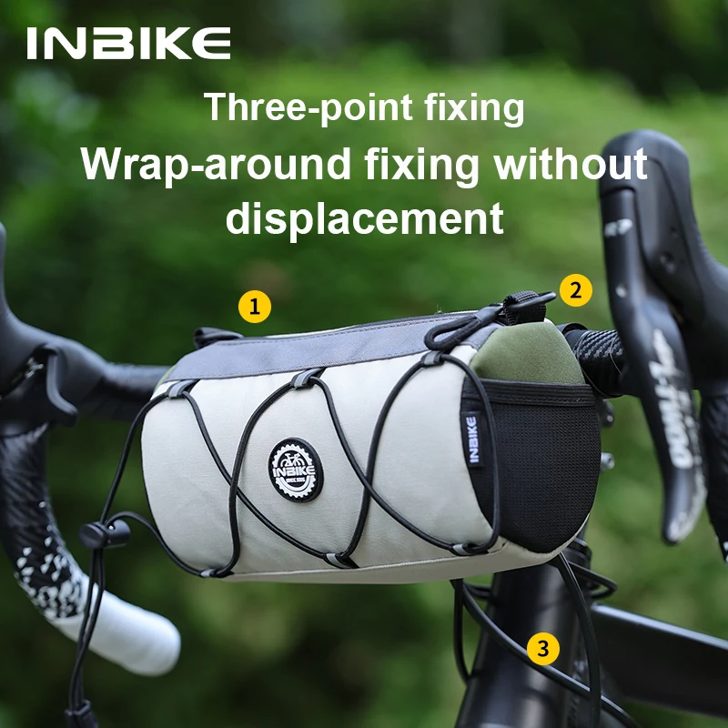 INBIKE Bike Handlebar Bag Water-Resistant Bicycle Front Bag Storage ...