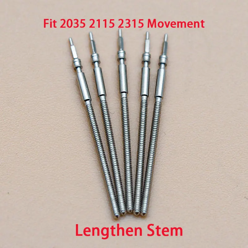 2/5Pcs Watch Steel Stem Crown Kit Japan 2115 2035 2315 Movement Watch ...