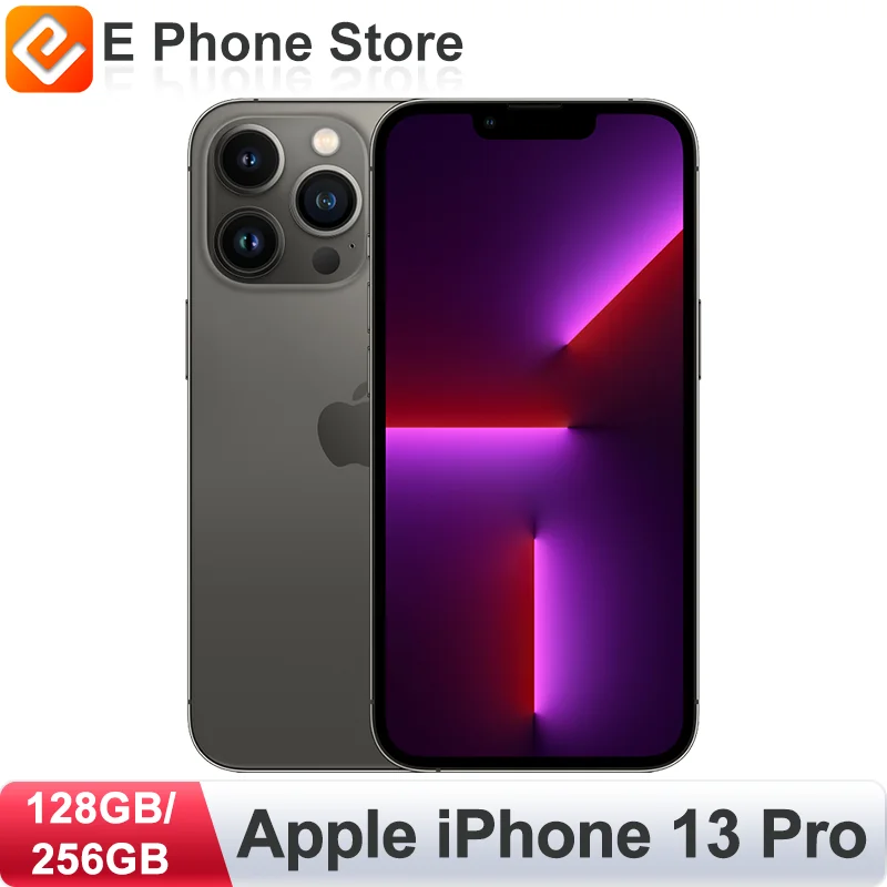 Apple iPhone 13 Pro, 256GB/128GB ROM, pantalla OLED de 6,1 pulgadas, 2532x1170, Chip biónico A15 ...
