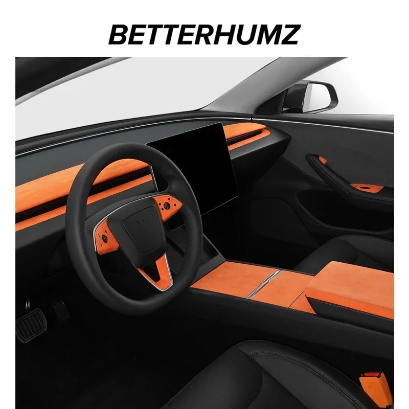 Dashboad-Cup-Coaster-Center-Console-Panel-Kit-Stickers-For-Tesla-Model ...