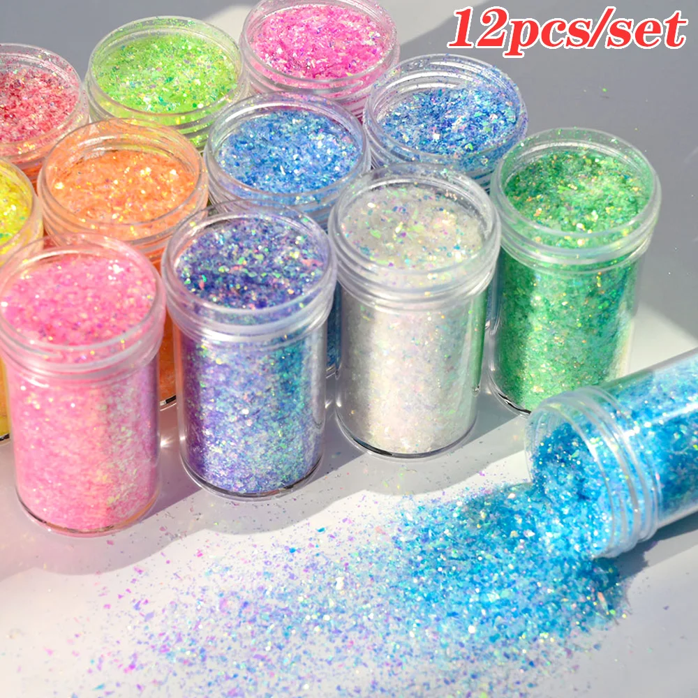 12pcs-set-Shimmering-Glitter-Nail-Sequins-Ultra-Thin-Iridescent-Flakes ...
