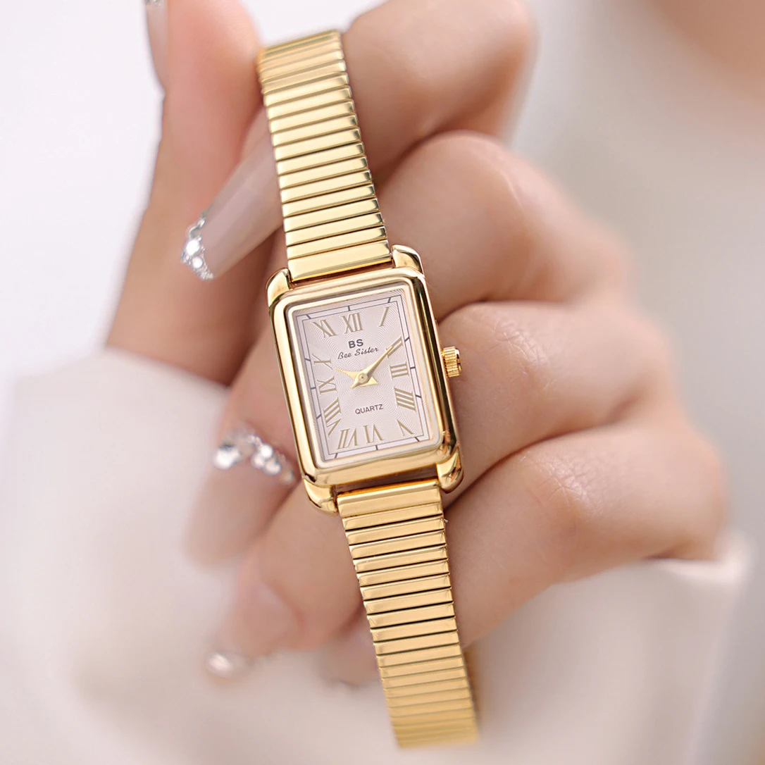 Reloj-elegante-Retro-para-mujer-pulsera-de-marca-de-lujo-de-acero ...