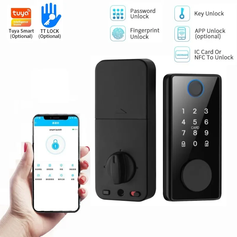 Smart-Deadbolt-Locks-Tuya-TTlock-Smart-Lock-App-Fingerprint-Password-IC ...