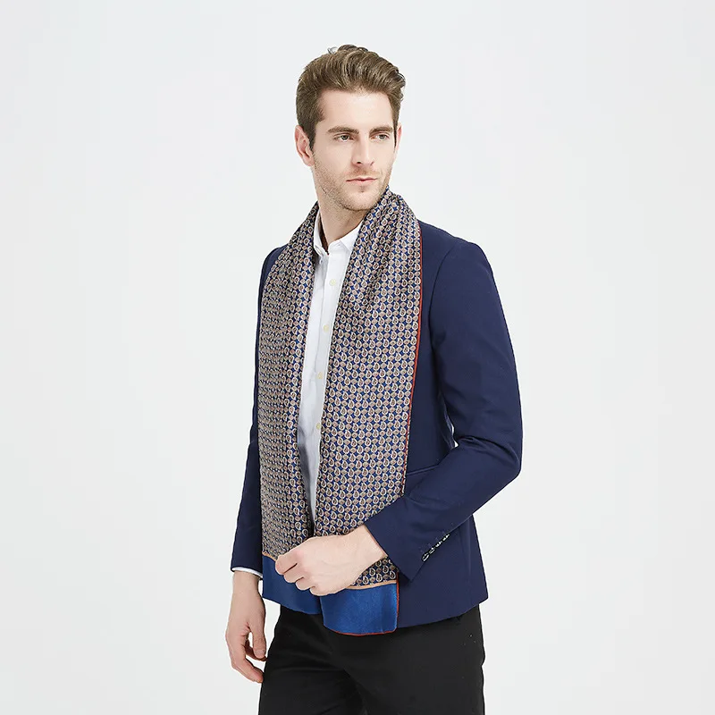 European-and-American-Double-Sided-Scarf-Winter-New-Silk-Men-s-Scarf ...