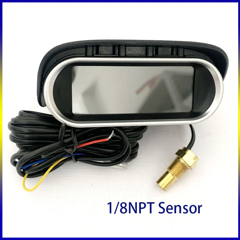 12V-24V-Digital-Water-Temperature-Gauge-Volt-Water-Temperature-Sensor ...