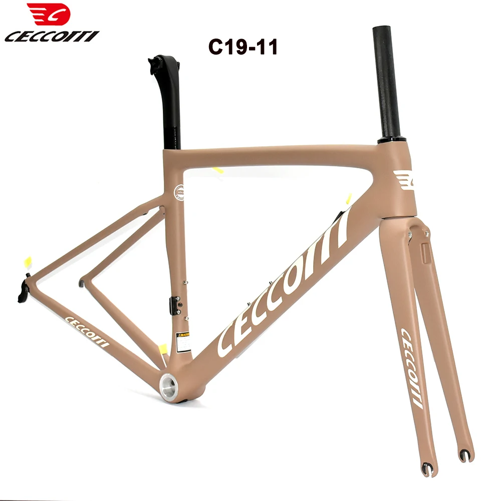 CECCOTTI V brake Road Bike Frame Direct mount barke BB68 thread Bicycle ...