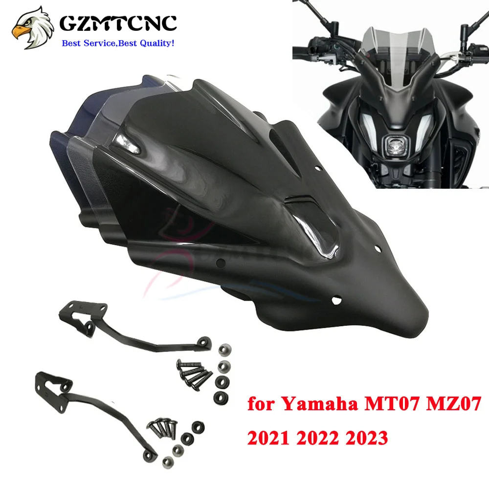 For-Yamaha-MT07-FZ07-2021-2022-2023-MT-07-FZ-07-Windshield-Windscreen ...