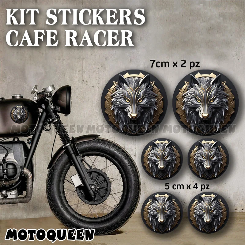Motocicleta-Tanque-Pad-Windshield-Capacete-Decalques-Kit-Adesivos-para ...