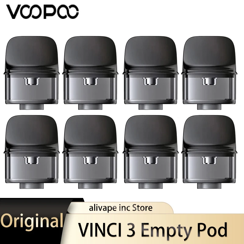 2-8pcs/pack Original VOOPOO VINCI 3 Empty Pod 4ml Top Cross Filling ...