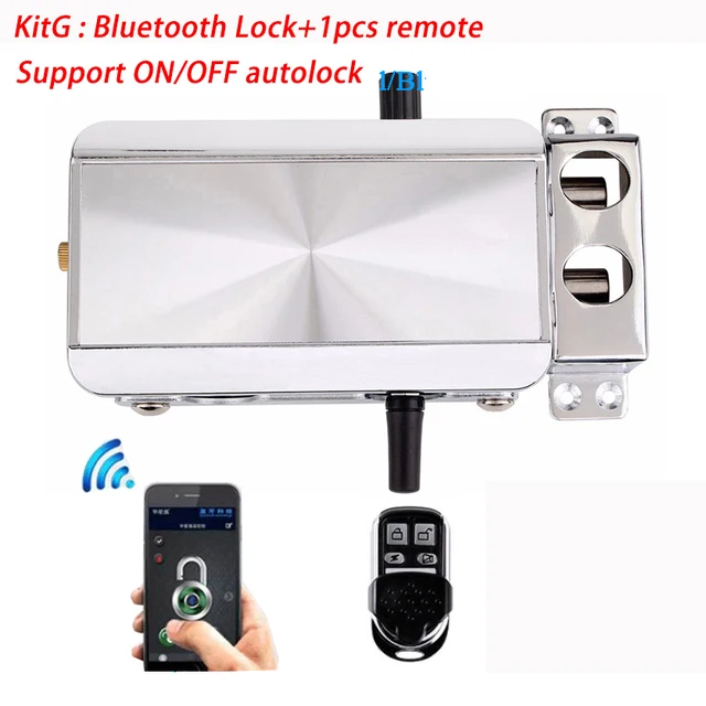 Smart Home Bluetooth Lock Remote Control Phone APP Invisible Hidden ...