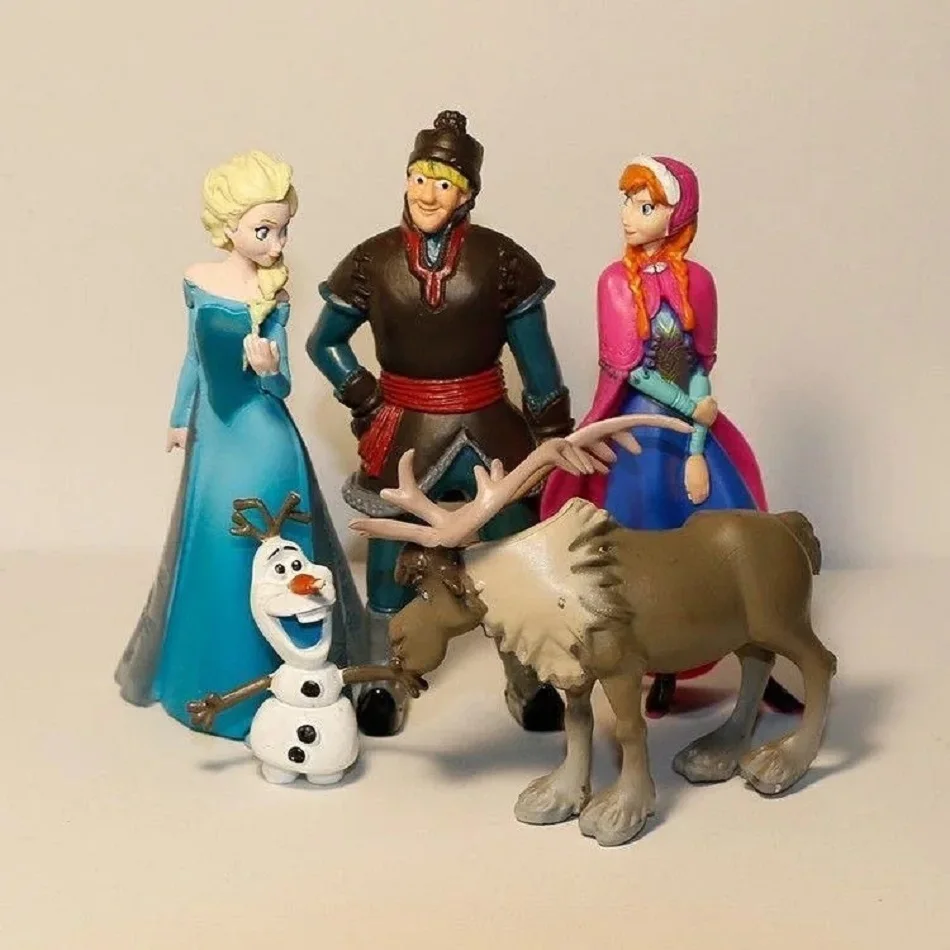 Figuras-de-acci-n-de-Frozen-reina-de-las-Nieves-Elsa-princesa-Anna ...