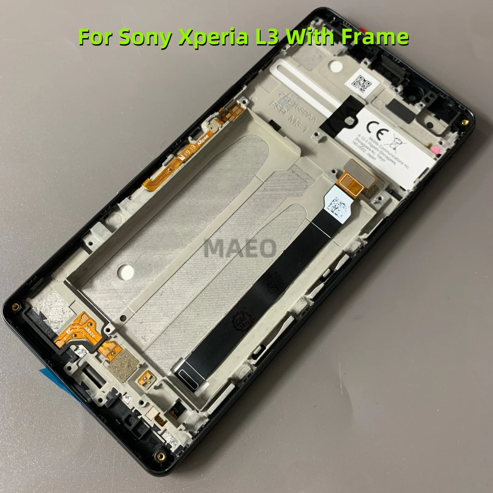 5.7 "ทดสอบ lcd สําหรับ Sony Xperia L3 จอแสดงผล LCD หน้าจอสัมผัส ...