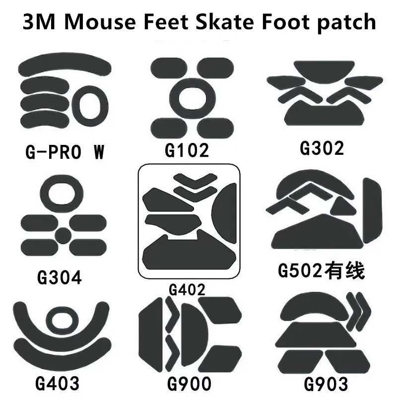 3M-Mouse-Skates-for-Logitech-G502-G403-G602-G603-G703-G700-G700S-G600 ...