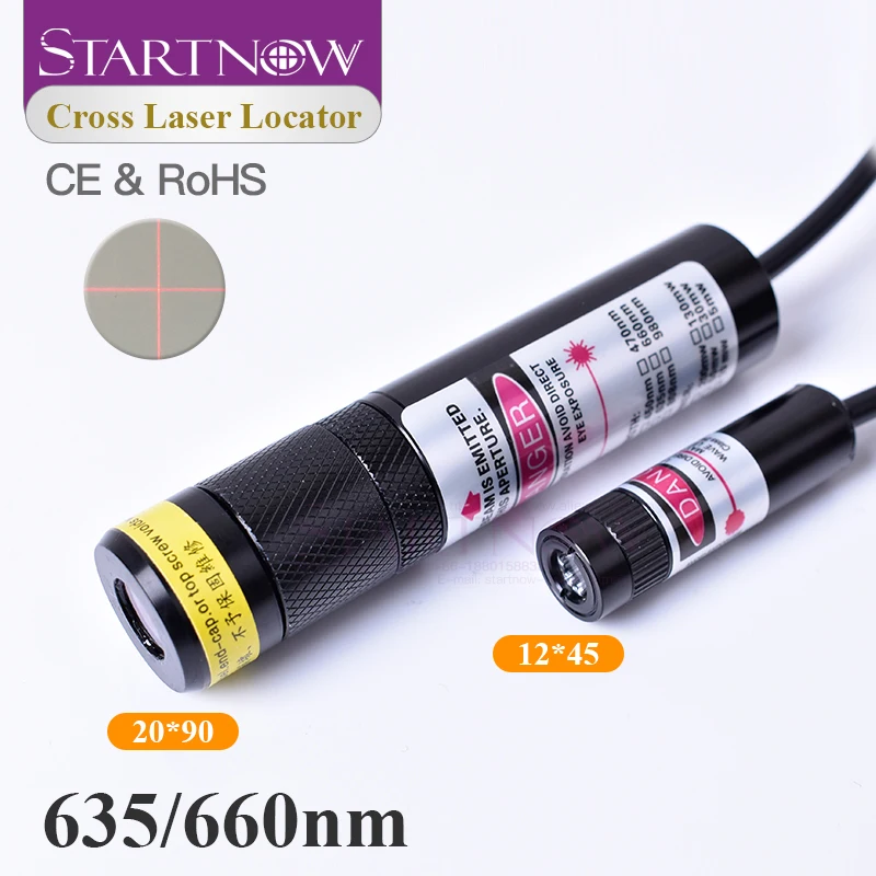 Light Red Cross Locator 660nm 100mw Laser Diode Module Focusable Beam ...