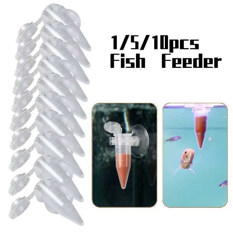 Cone-Small-Fish-Feeder-Automatic-Aquarium-Brine-Shrimp-Eggs-Feeder-With ...