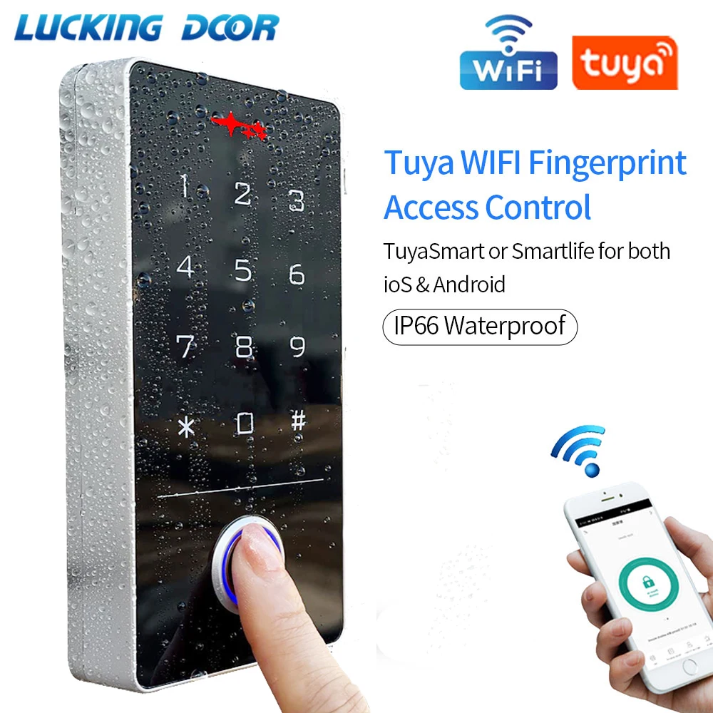 Waterproof-Tuya-App-Wifi-Access-Control-Keypad-Fingerprint-Smart-Home ...