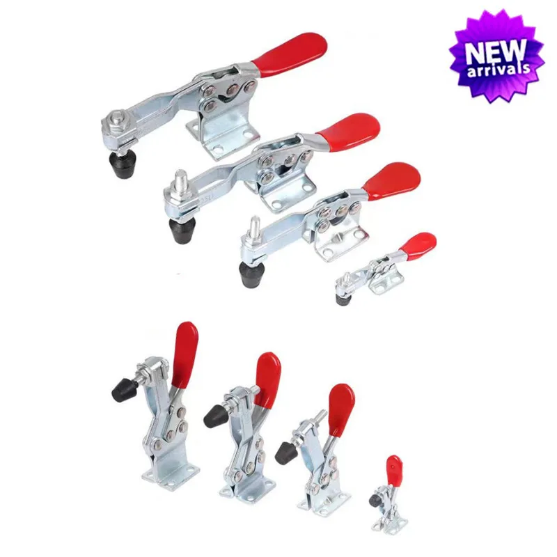 2Pcs Toggle Clamp 201A/201B/201C/225D Heavy Duty Horizontal Quick ...