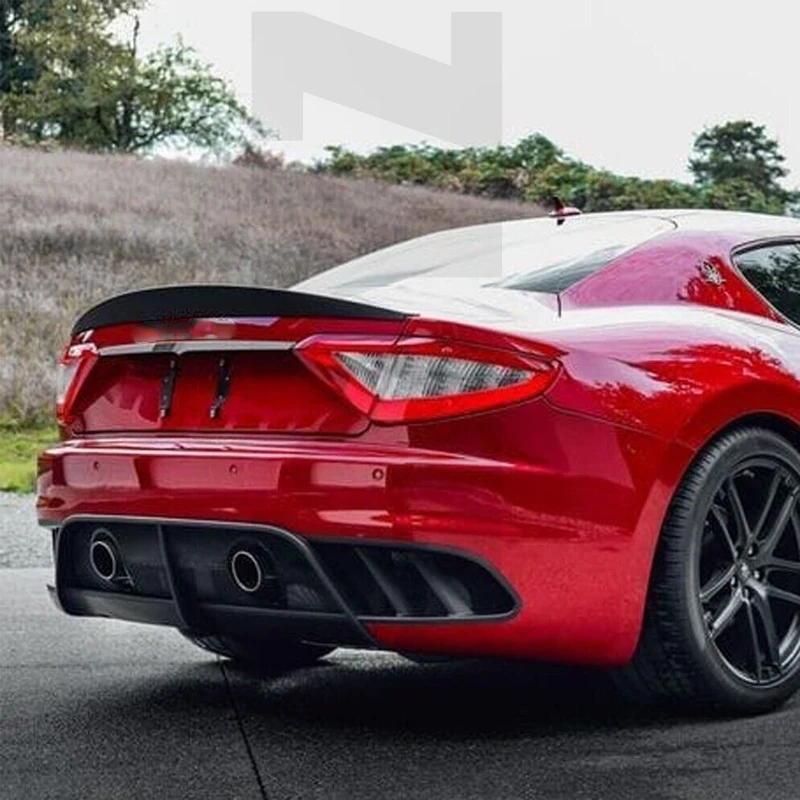 Carbon-Fiber-Car-Rear-Trunk-Boot-Lip-Spoiler-Wing-For-Maserati ...