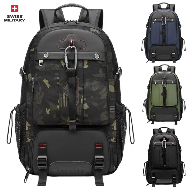 SWISS-Mochila-de-viaje-para-hombre-impermeable-multifuncional-de-gran ...