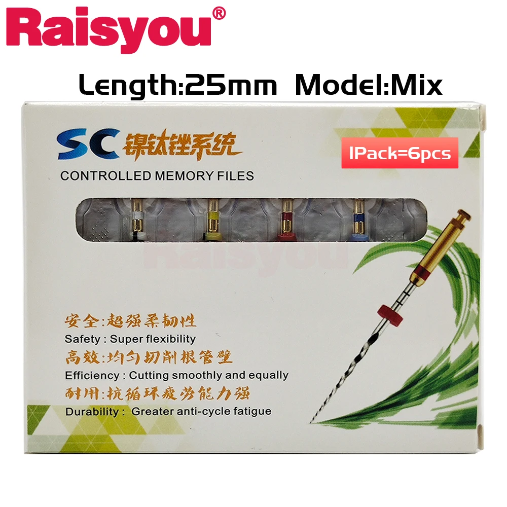 COXO-1Box-25mm-Root-Canal-File-Endodontic-Files-Nitinol-File-Dental ...