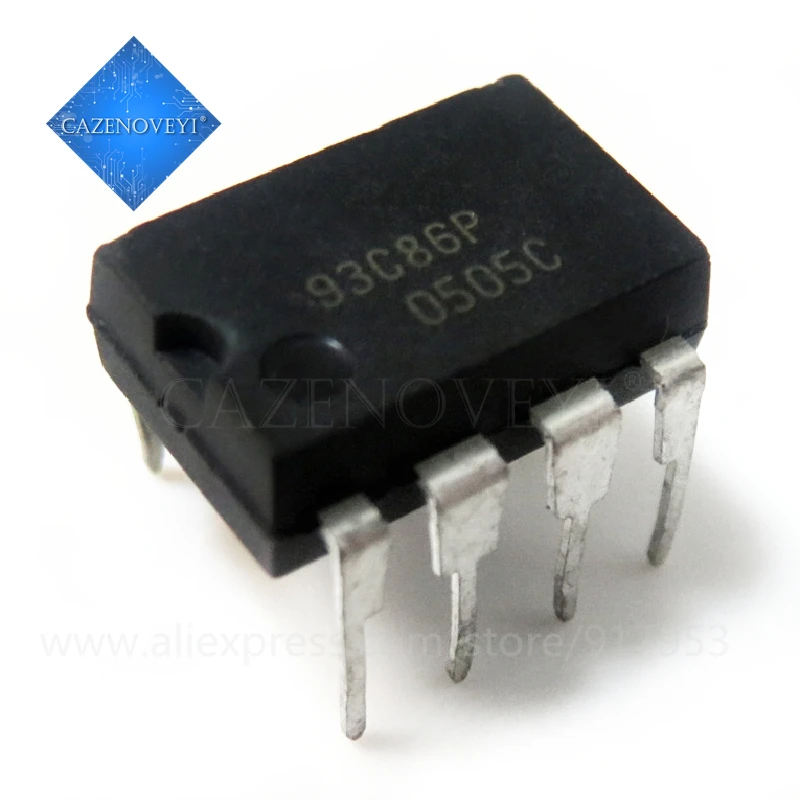 10pcs-lot-M93C86-WBN6P-IC-EEPROM-16KBIT-2MHZ-8DIP-M93C86-WBN-93C86 ...