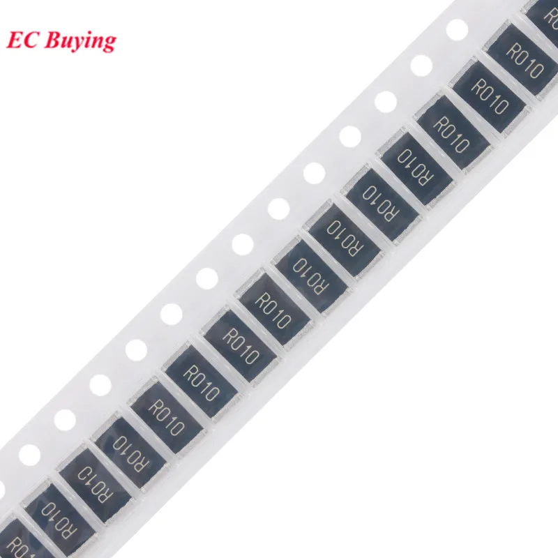 50pcs/lot 2512 SMD Resistor 1W 1R 5% Chip Resistor 1 ohm 1R0 2512J