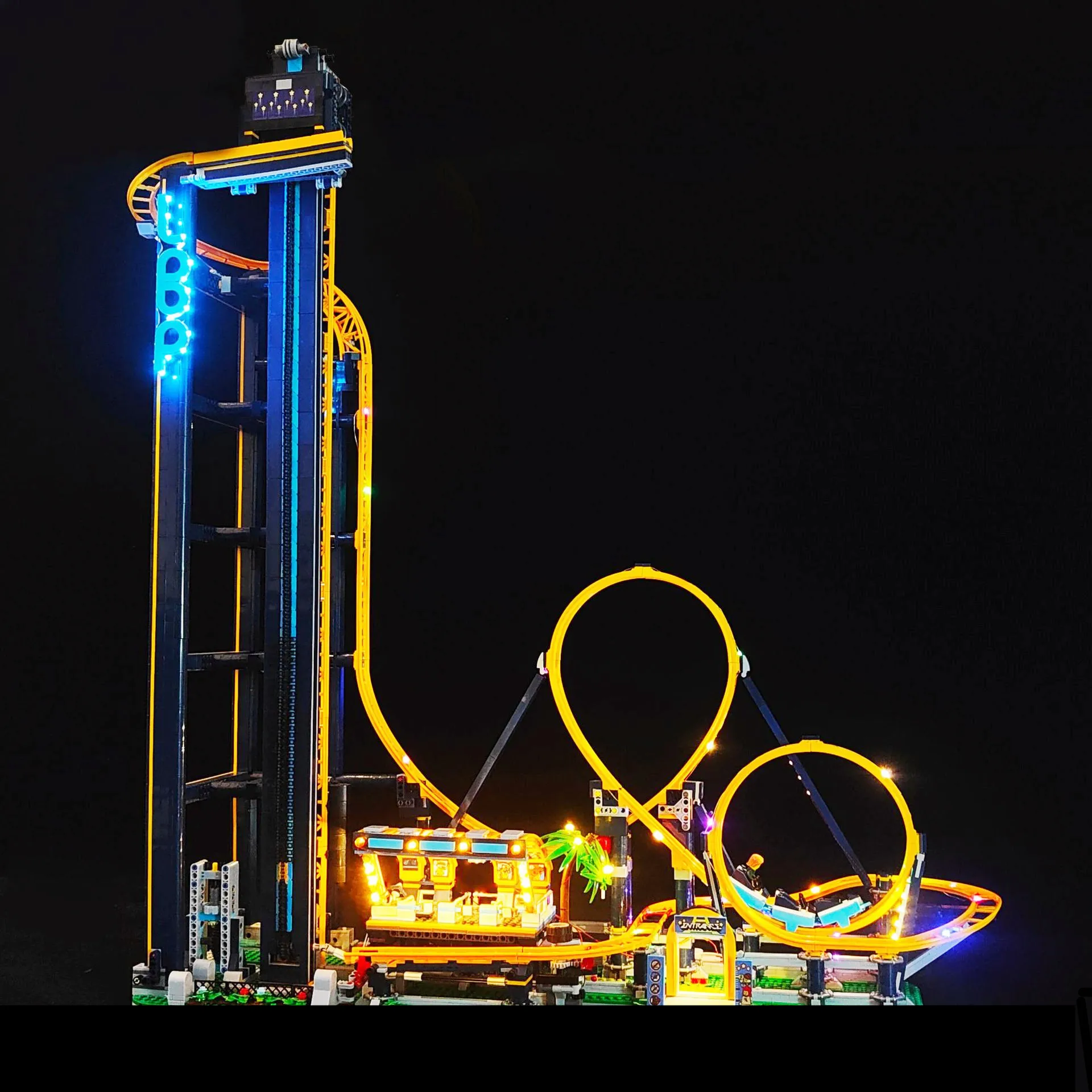 Remote-Control-RC-LED-Light-For-Loop-Coaster-10303-Lamp-Building-Blocks ...