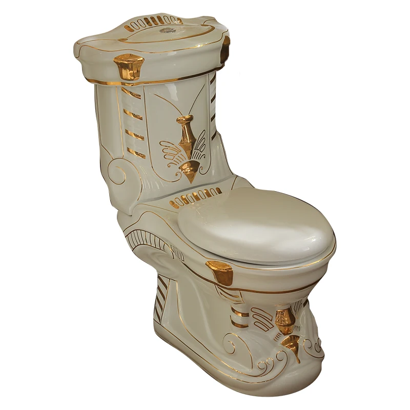 European-Style-Gold-Toilet-Embossed-Gold-Ceramic-Handmade-Luxury-High ...