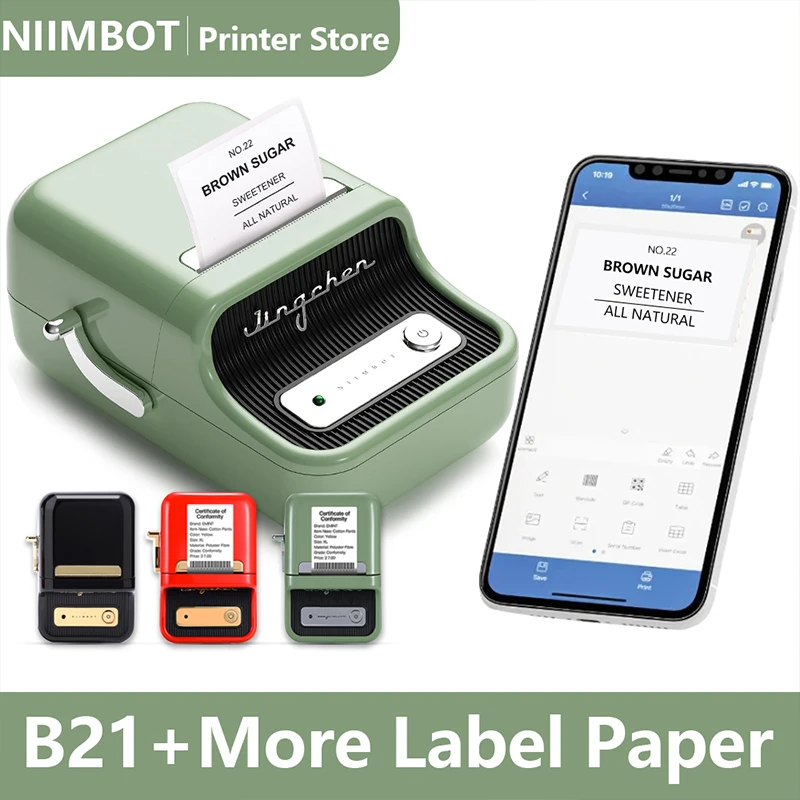 Niimbot-Label-For-B1-B21-B3S-Mini-Portable-Thermal-Printer-Self-adhesive-Label-Printer-For ...