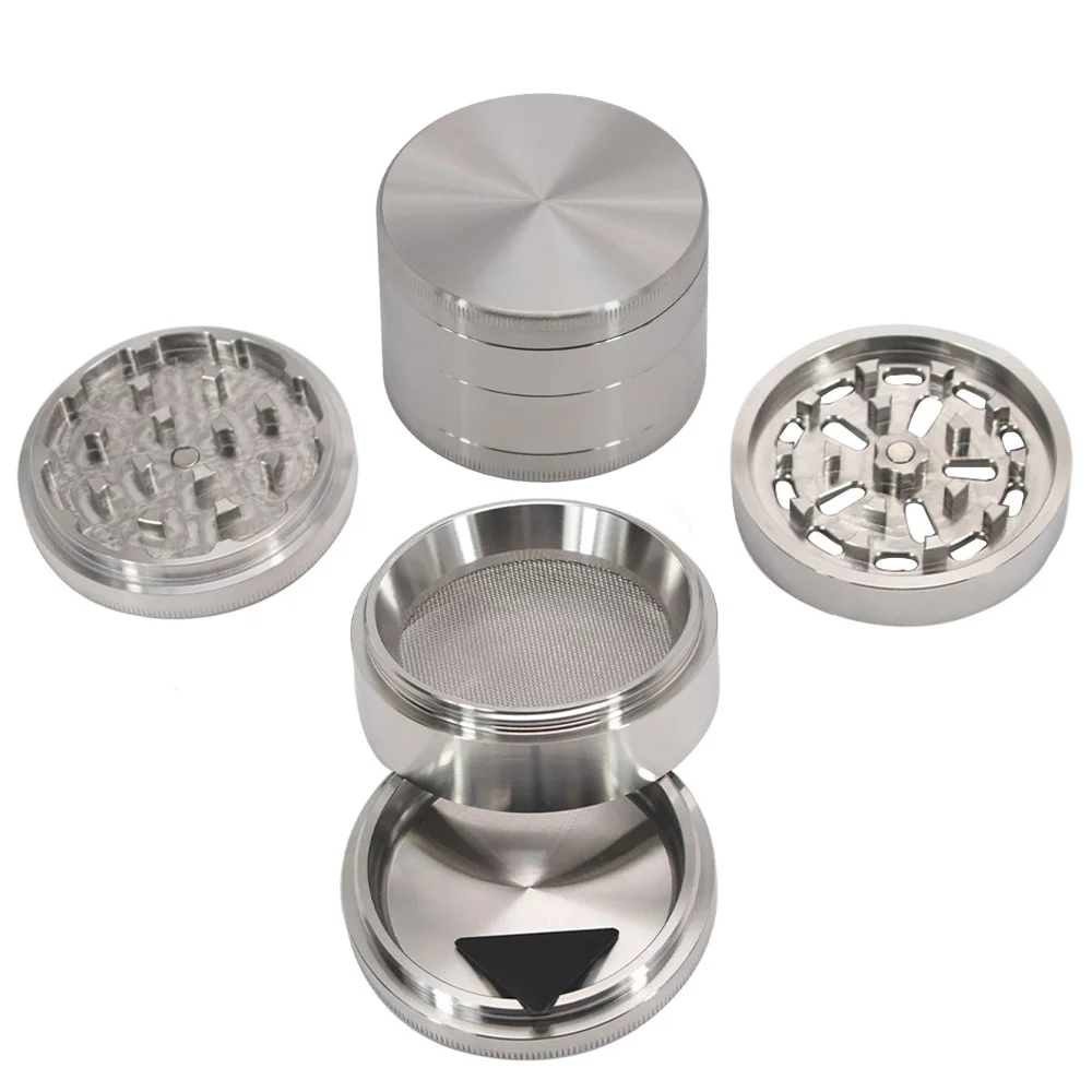 Pure-Color-Stainless-Steel-Herb-Grinder-64MM-Diamond-Teeth-Heavy-Sturdy ...