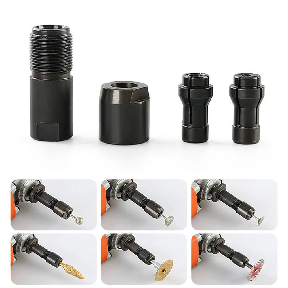 For-100-type-Angle-Grinder-Modified-Adapter-To-Straight-Grinder-Chuck ...