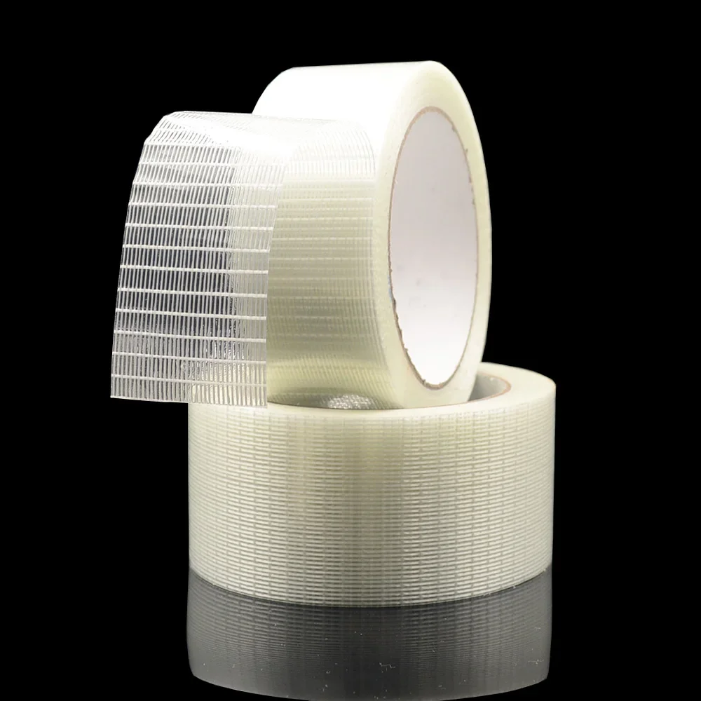 Mesh-Fiber-Tape-Super-Strong-Single-Sided-Wear-Resistant-Cross-Striped ...