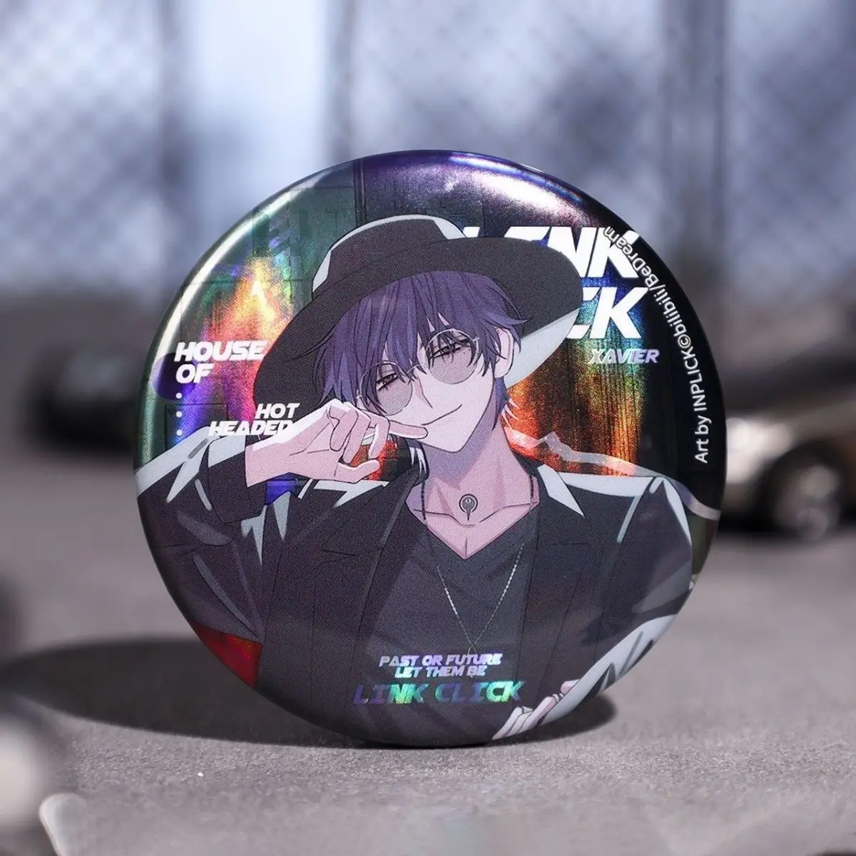 Anime Link Click Xavier Felix VEIN Cosplay Badge Cartoon Pins DIY ...