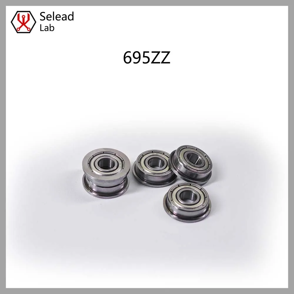 Seleadlab F695 Bearing 5*13*4mm Flanged Miniature Deep Groove Ball ...