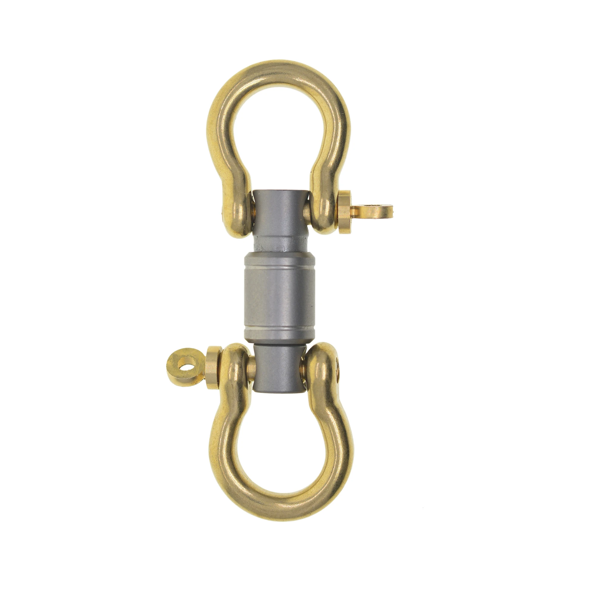 Super fine smooth TC4 Ti Solid titanium quick release swivel detachable ...