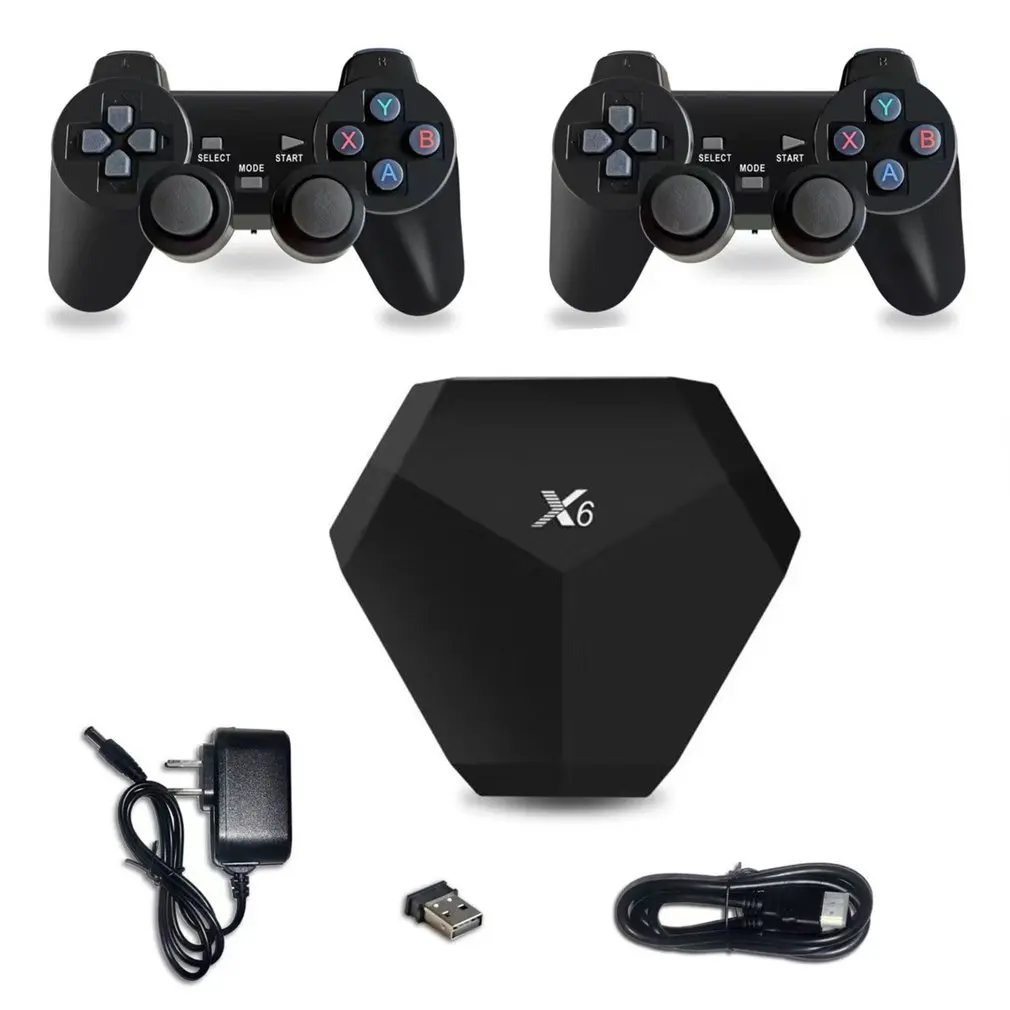 X6 4K HD Video Game Console Built In 15000+/10000 Classic Games Retro ...