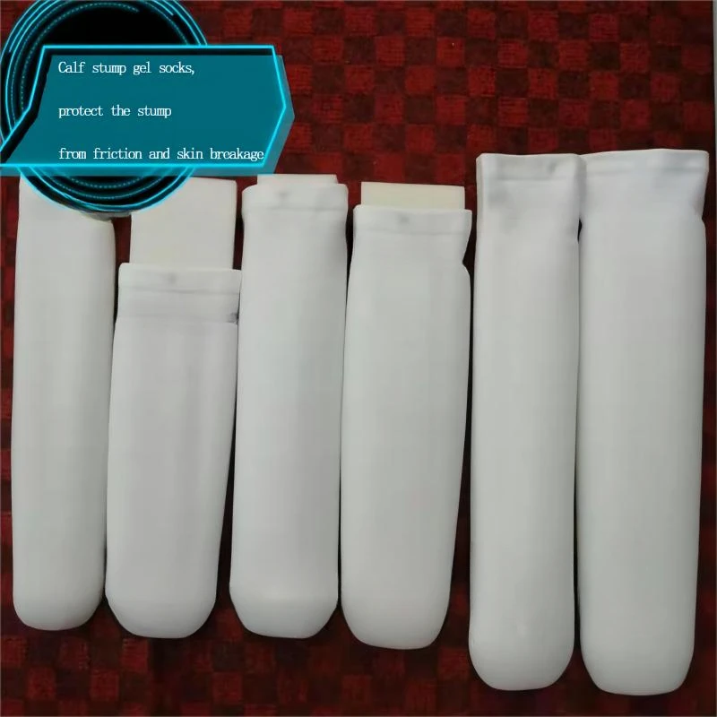 Prosthetic-Gel-Socks-Calf-Sleeve-Leg-Below-Knee-Soft-Comfortable-Cover ...