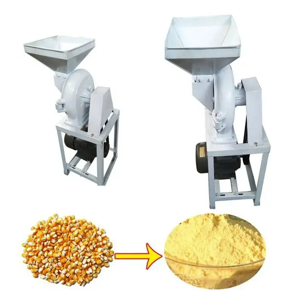 Small-Poultry-Feed-Grain-Maizel-Grinding-Machine-Cereal-Crusher-Mill ...