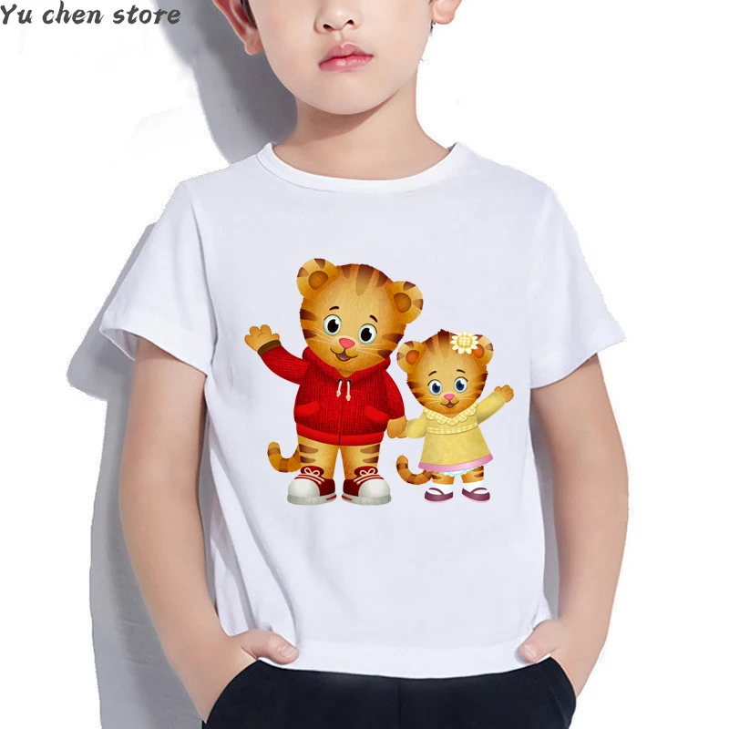 Novelty Design Boys T-Shirts Funny Daniel Tiger’S Neighborhood Cartoon ...