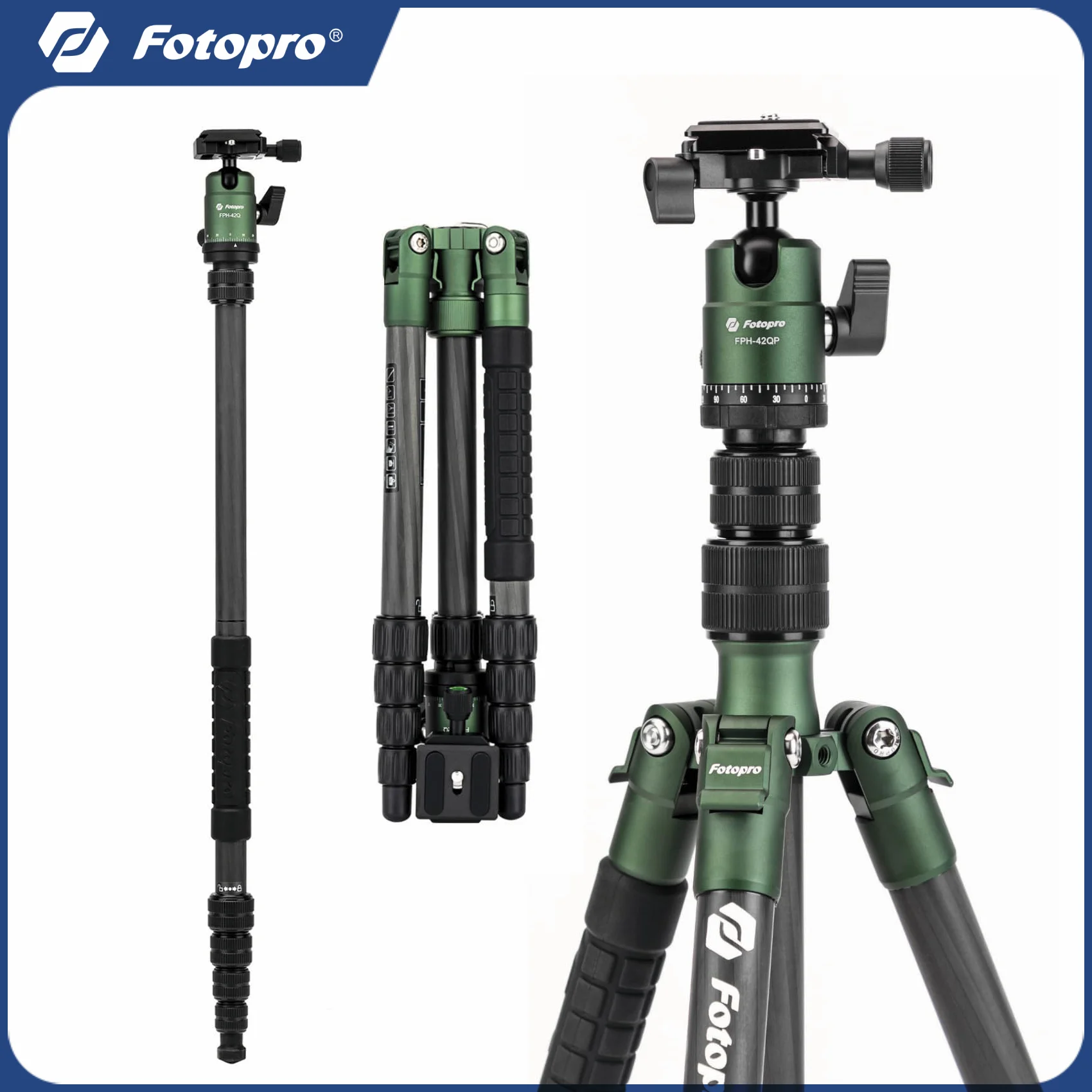 Fotopro-59-Carbon-Fiber-Travel-Tripod-Compact-Camera-Tripod-for-DSLR ...
